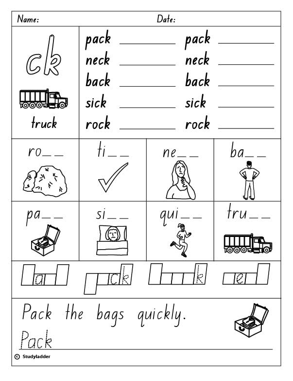 Consonant Digraph ck English Skills Online Interactive Activity Lessons Consonant Digraph ck English Skills Online Interactive Activity Lessons